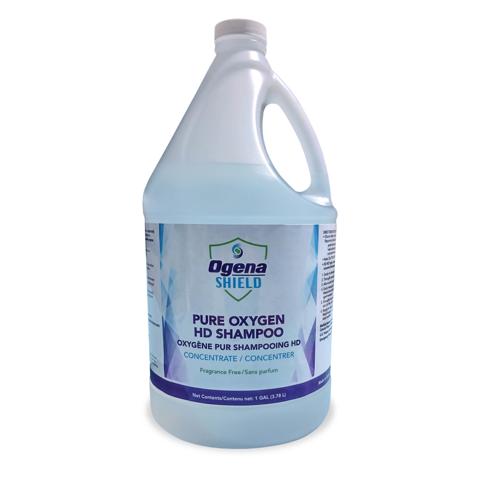 OgenaShield Pure Oxygen® HD Shampoo – 1 Gal - Ogena Solutions